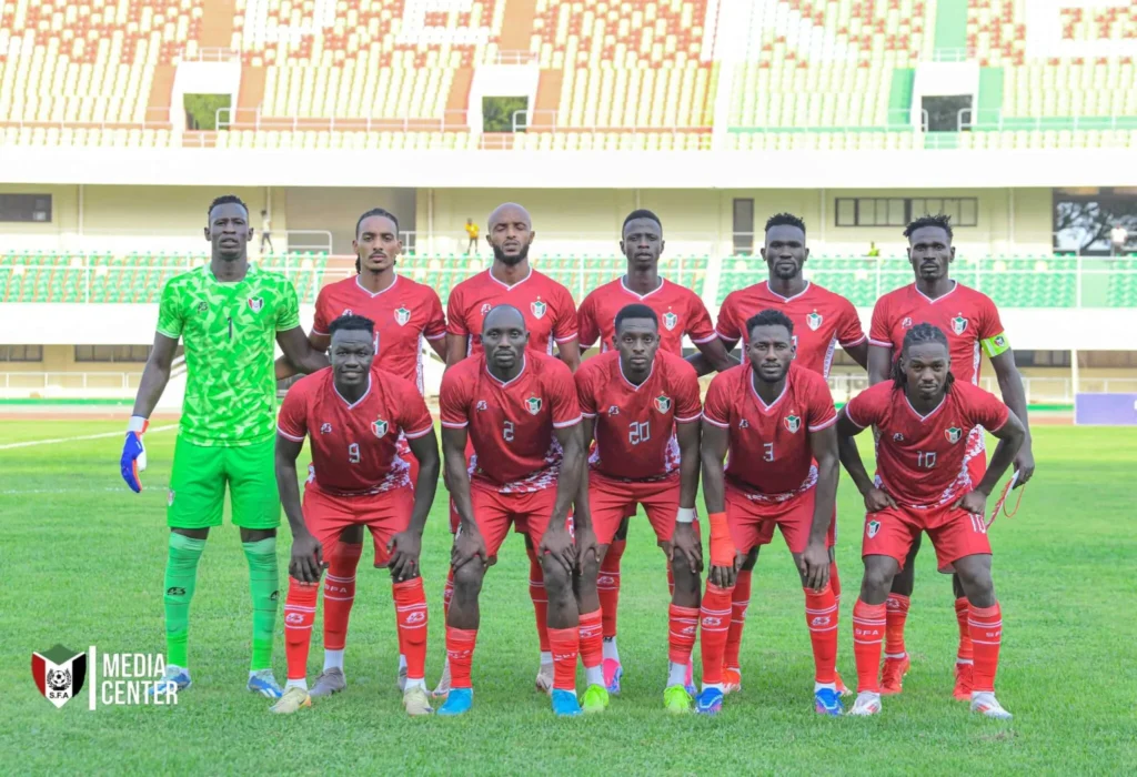Sudan’s National Football Team in Benghazi for the Angola Match