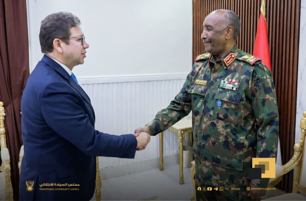 Al-Burhan Meets Head of Egyptian General Intelligence